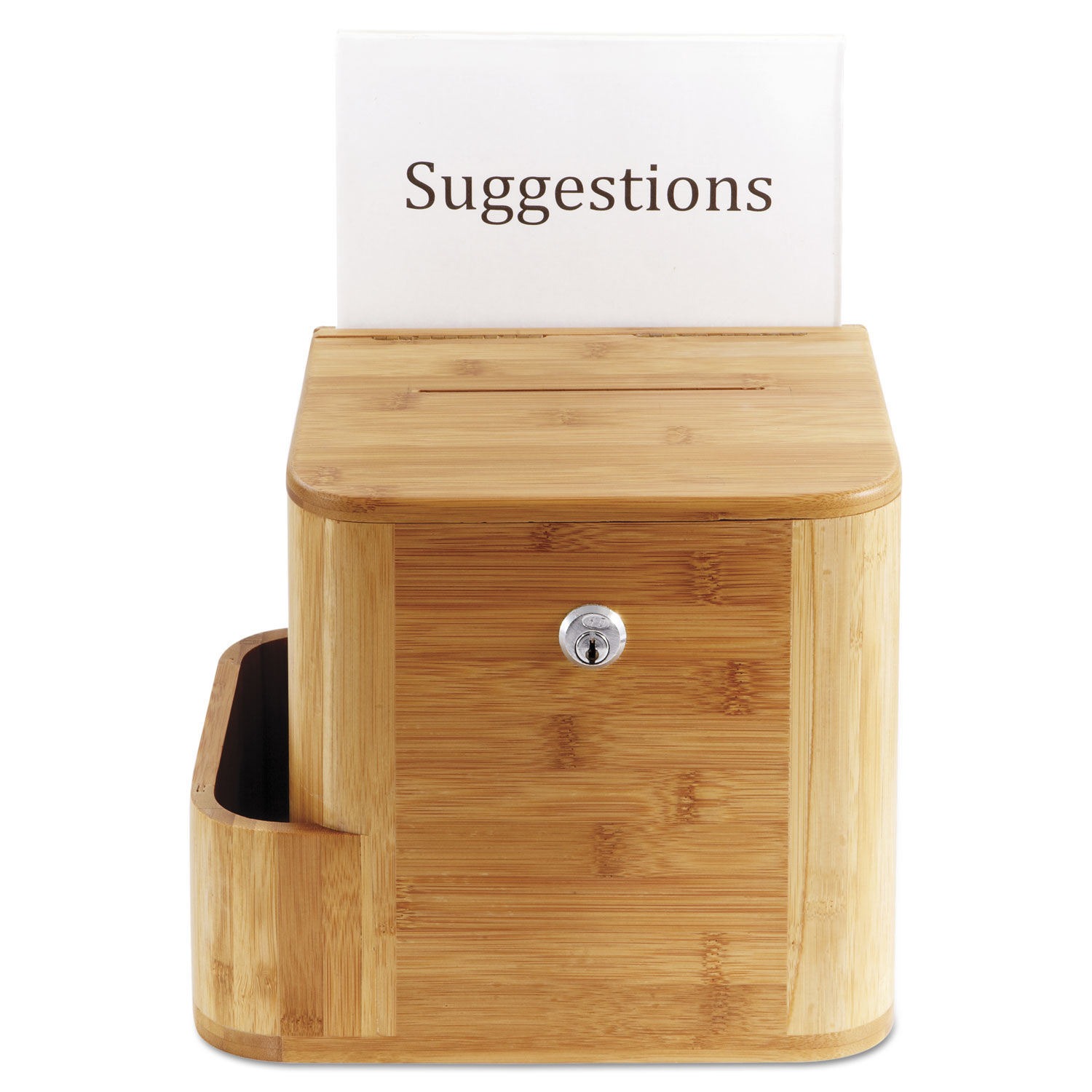 Bamboo Suggestion Boxes by Safco® SAF4237NA | OnTimeSupplies.com