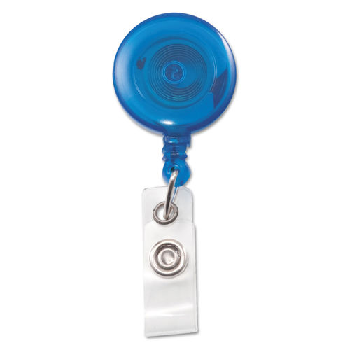 Translucent Retractable ID Card Reel by Advantus AVT75472 ...