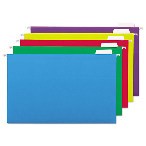 Deluxe Bright Color Hanging File Folders by Universal® UNV14221 ...