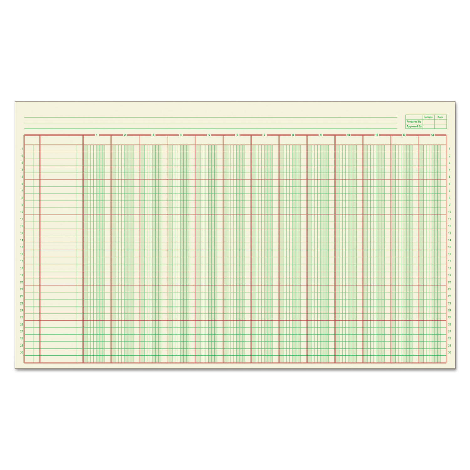 Columnar Analysis Pad by Adams® ABFACP85112 | OnTimeSupplies.com