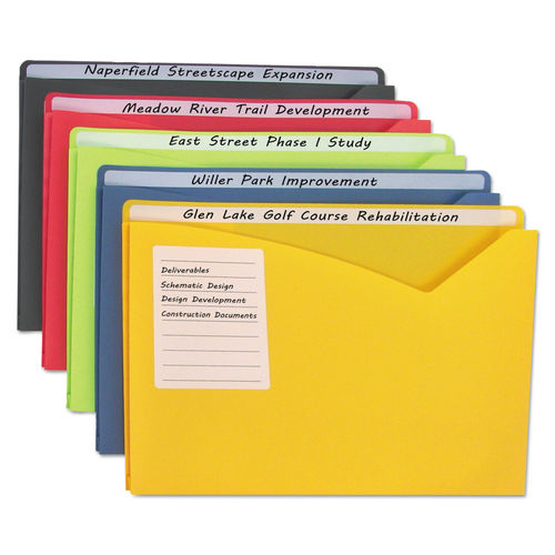 View Write-On Poly File Jackets and other File Jackets/Sleeves/Wallets ...