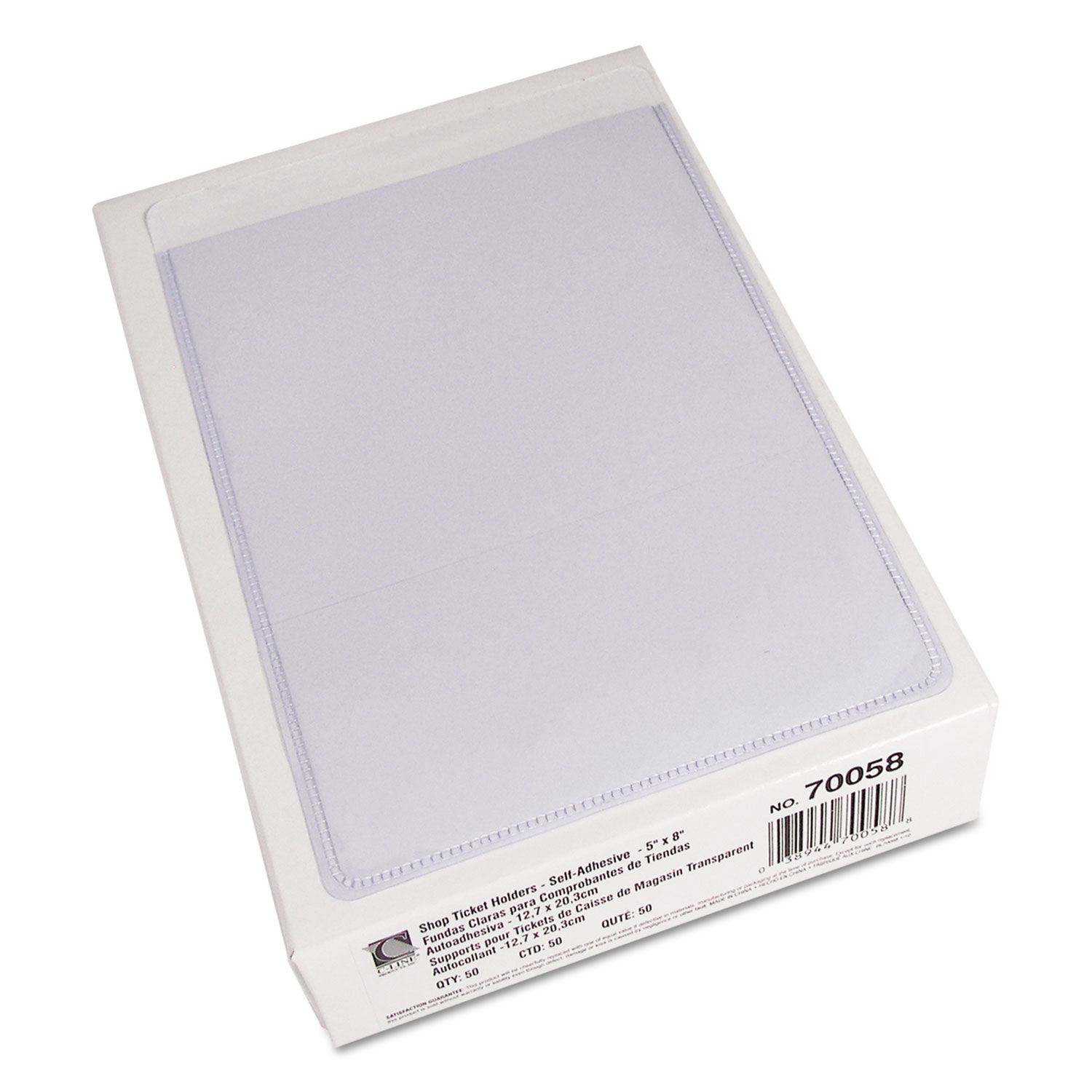 Self-Adhesive Shop Ticket Holders by C-Line® CLI70058 | OnTimeSupplies.com