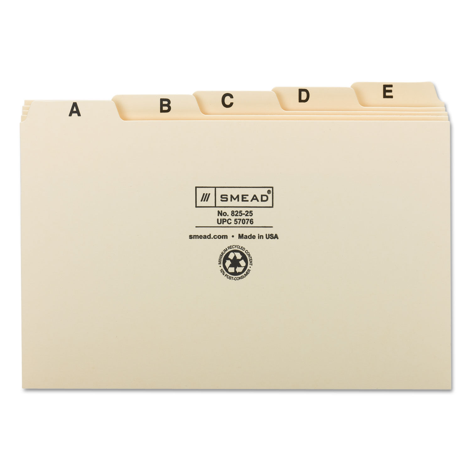 Manila Card Guides by Smead® SMD57076 | OnTimeSupplies.com
