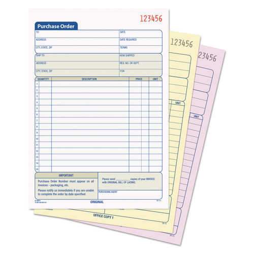 Purchase Order Book by TOPS™ TOP46141 | OnTimeSupplies.com