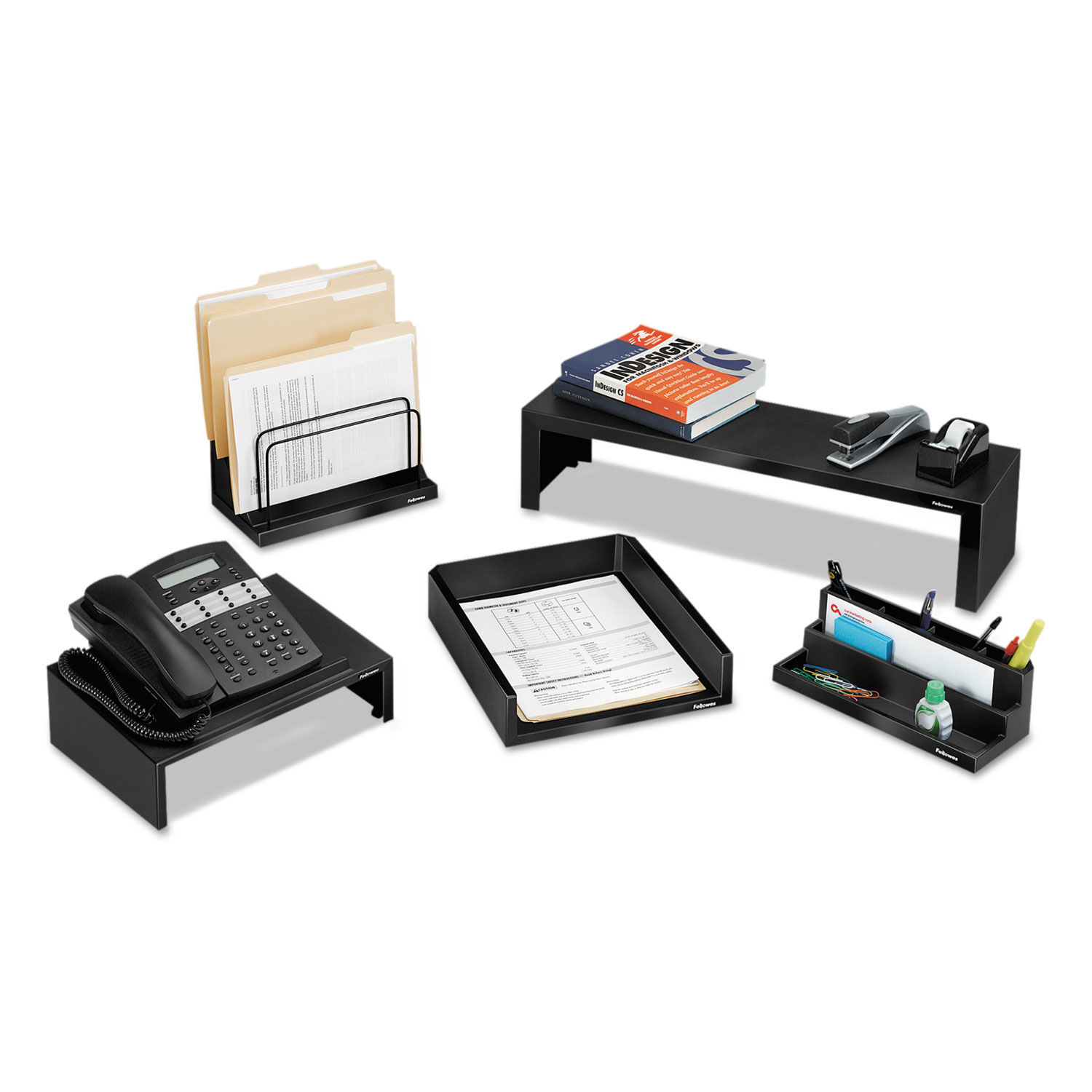 Designer Suites Desk Tray by Fellowes® FEL8038501 | OnTimeSupplies.com