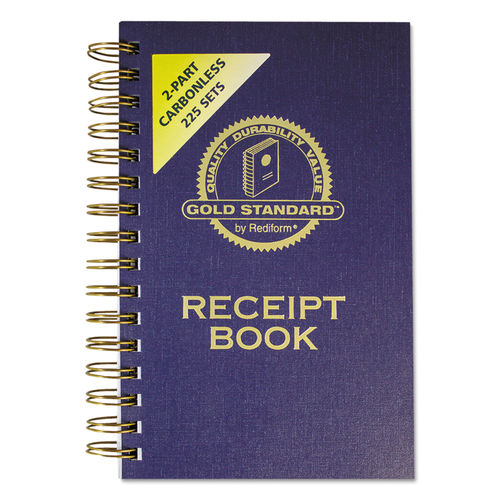 Gold Standard Money Receipt Book by Rediform® RED8L829 | OnTimeSupplies.com
