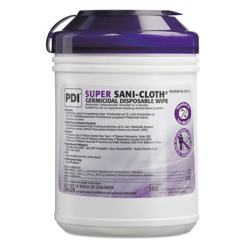 Super Sani-Cloth Germicidal Disposable Wipes by Sani Professional ...