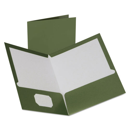 Two-Pocket Laminated Folder by Oxford™ OXF5049560 | OnTimeSupplies.com