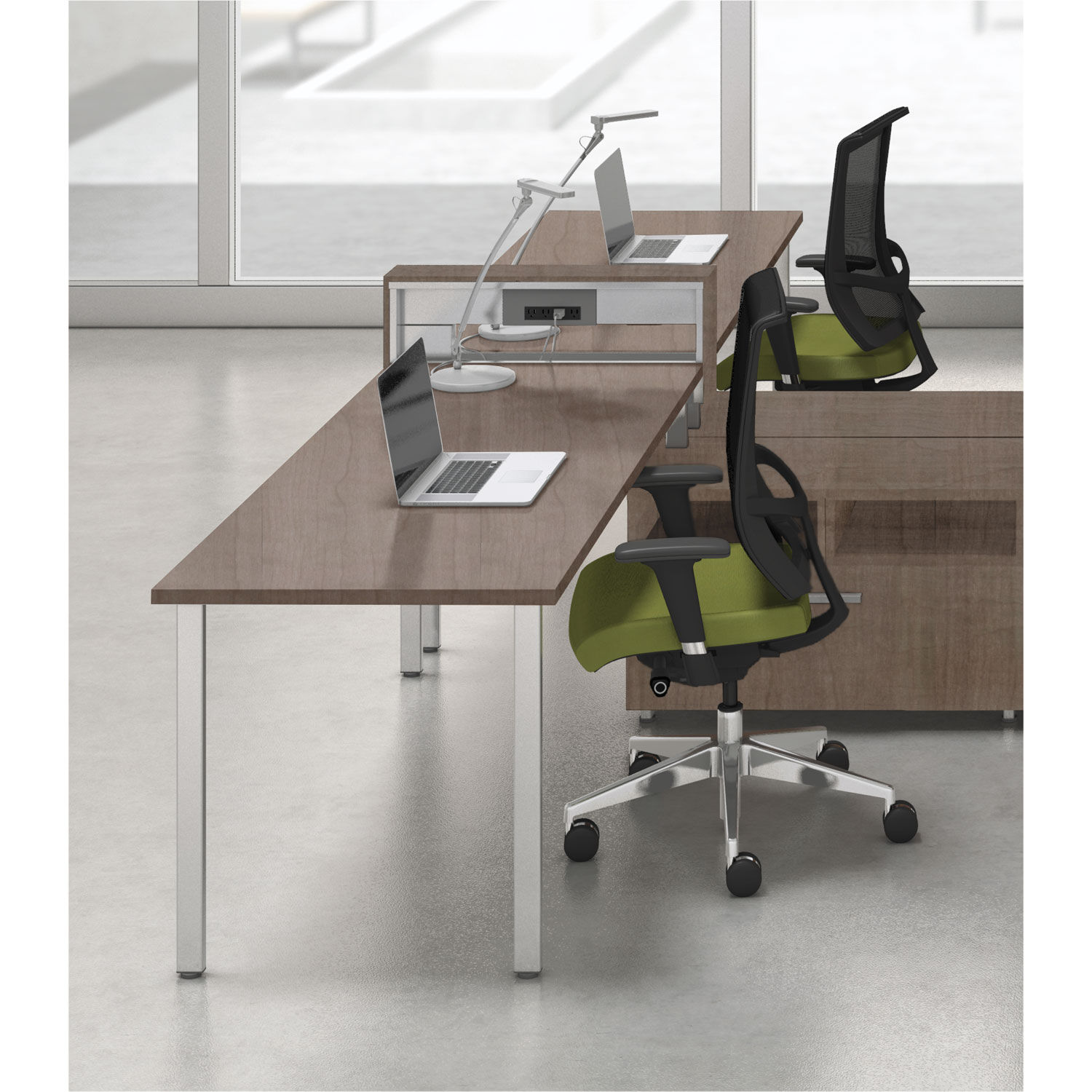 e5 Series Two-Person Workstation by Safco® MLNEZPW3CAGX ...