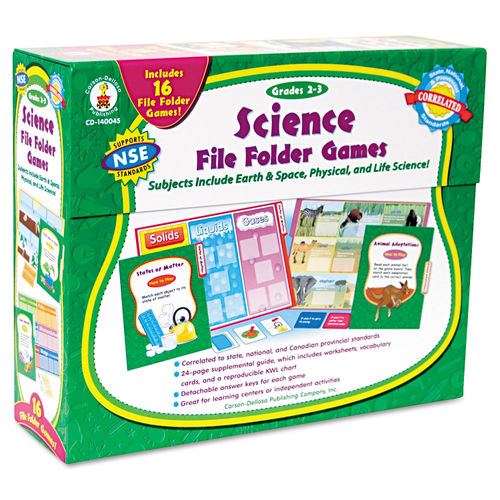 Shop for Science File Folder Game | OnTimeSupplies.com