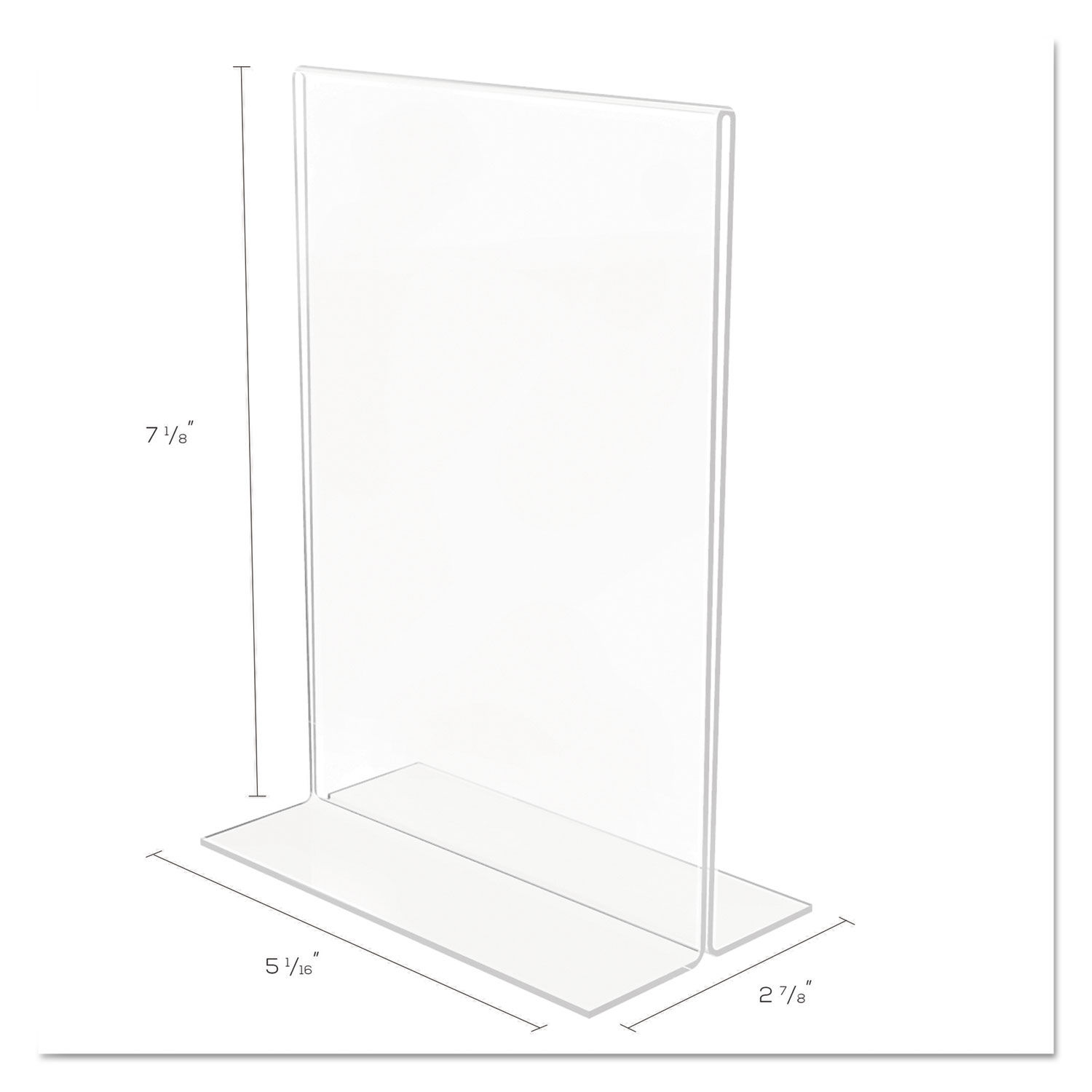 Classic Image Double-Sided Sign Holder by deflecto® DEF69101 ...