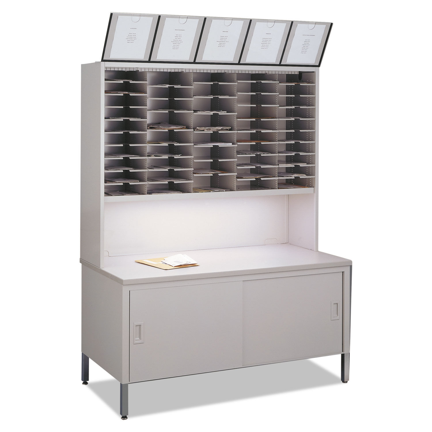 Kwik-File Mailflow-To-Go 1 Tier Sorter w/Riser by Safco® MLNSR6033RPG ...