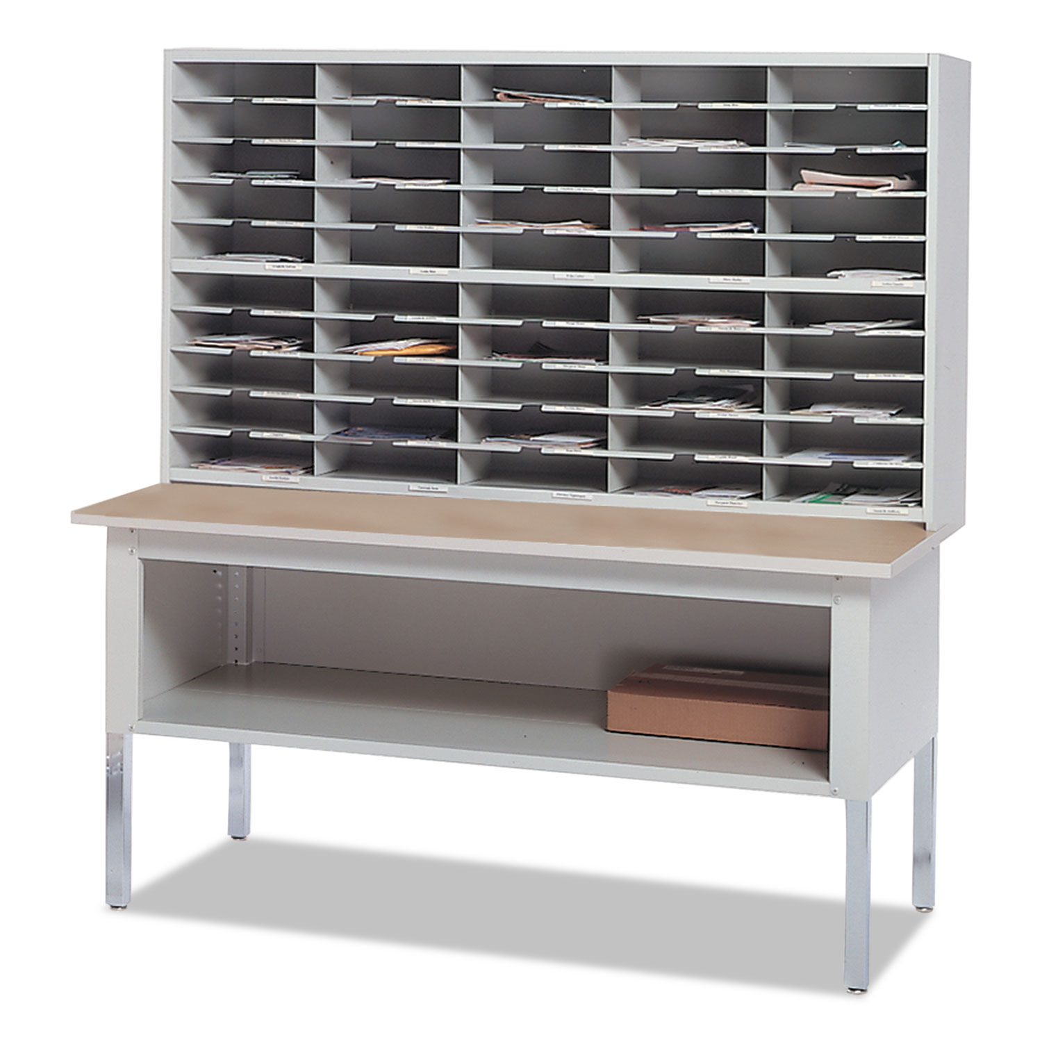 Kwik-File Mailflow-To-Go 2 Tier Sorter w/o Riser by Safco® MLNSR6033PG ...