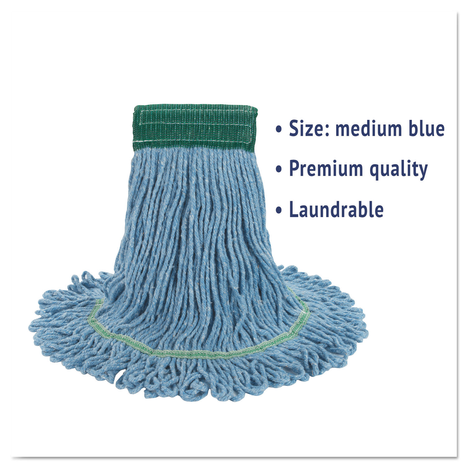 Super Loop Wet Mop Head by Boardwalk® BWK502BLEA | OnTimeSupplies.com