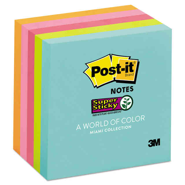 Pads in Supernova Neon Collection Colors by Post-it® Notes Super Sticky ...