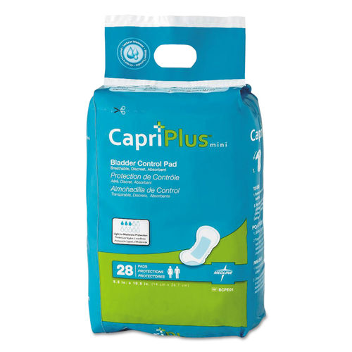Capri Plus Bladder Control Pads by Medline MIIBCPE01CT | OnTimeSupplies.com