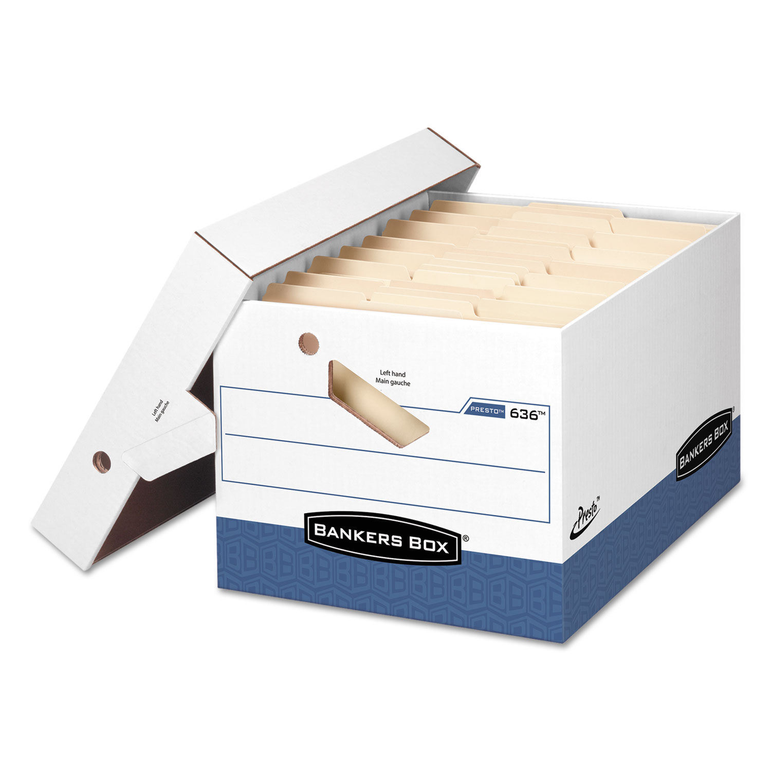 PRESTO Ergonomic Design Storage Boxes by Bankers Box® FEL0063601 ...
