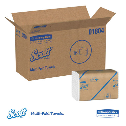 Essential Multi-Fold Towels by Scott® KCC01804 | OnTimeSupplies.com