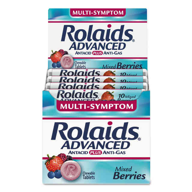 Advanced Antacid Plus Anti-Gas Tablets by Rolaids® LILR10405 ...