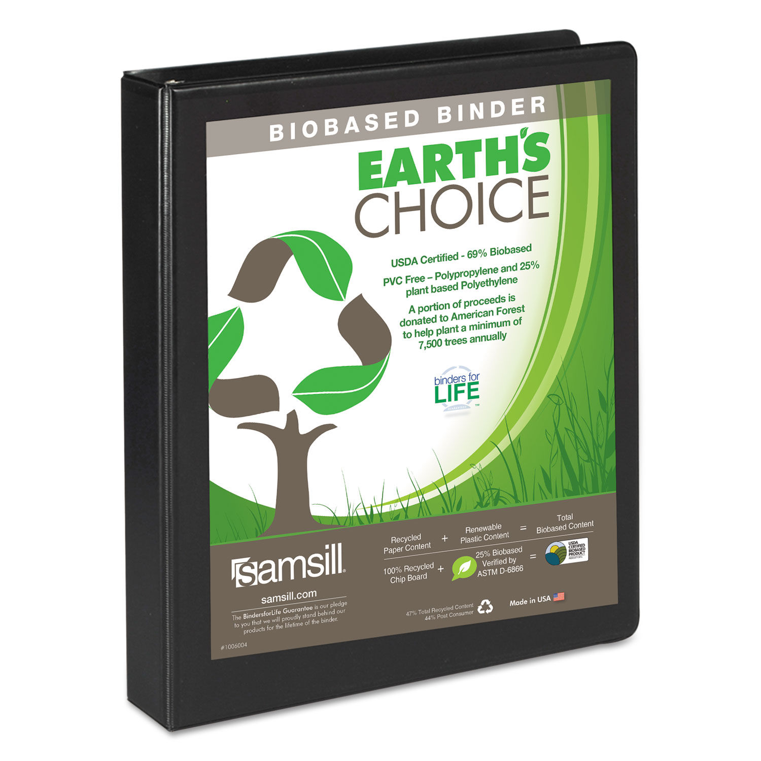 Earth's Choice Biobased D-Ring View Binder by Samsill® SAM16930 ...