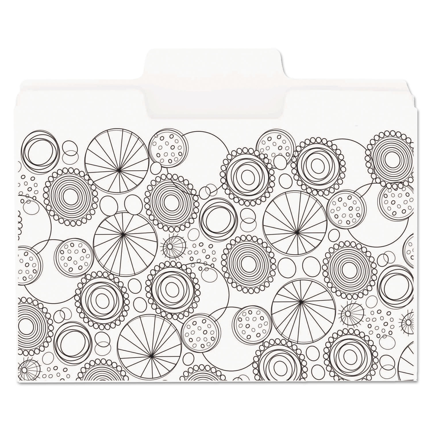 SuperTab Coloring File Folders by Smead® SMD11649 | OnTimeSupplies.com