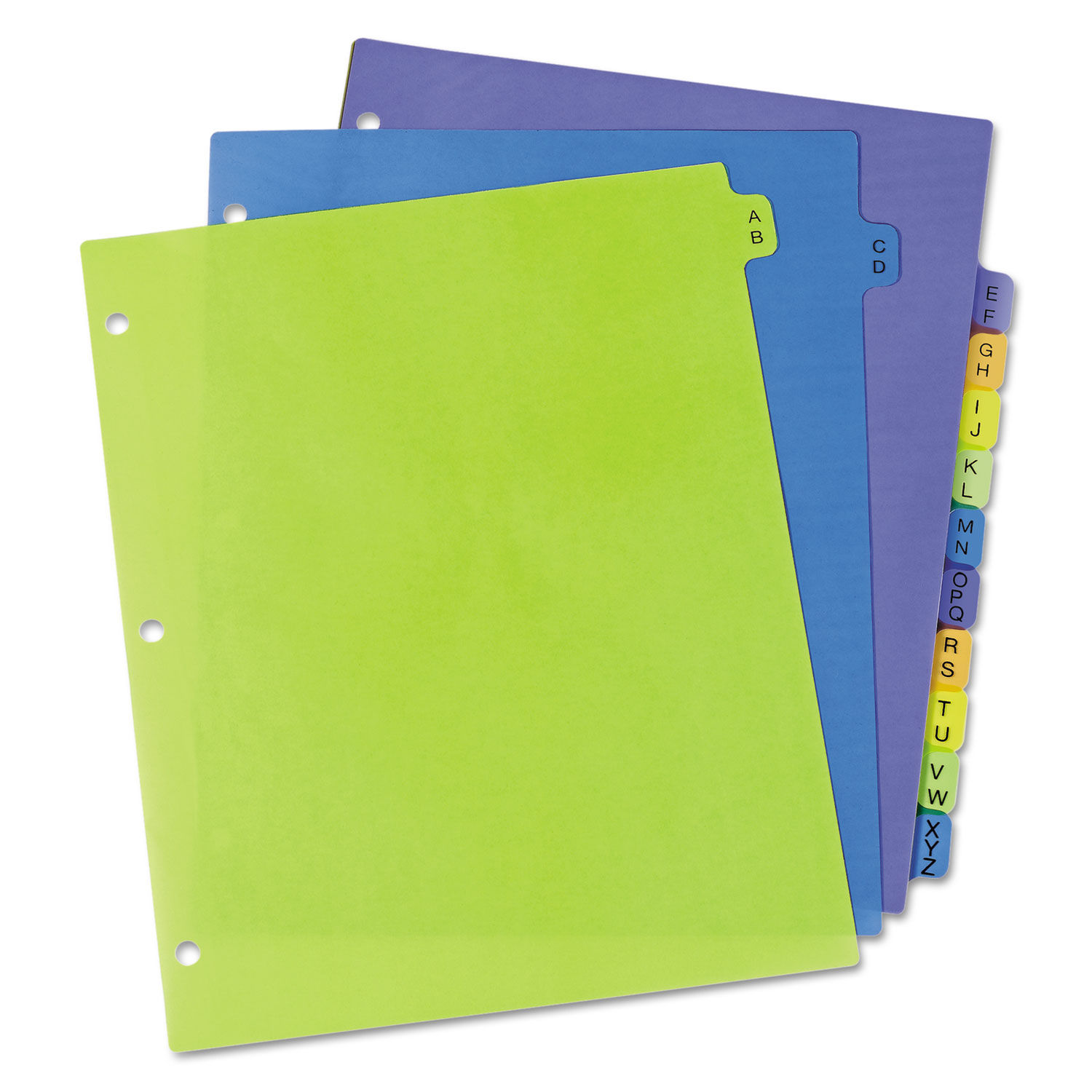 Durable Preprinted Plastic Tab Dividers by Avery® AVE11330 ...