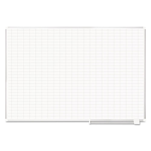 Gridded Magnetic Porcelain Dry Erase Planning Board by MasterVision ...