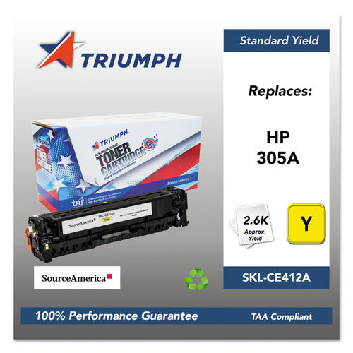 751000NSH1286 Remanufactured CE412A (305A) Toner by Triumph™ SKLCE412A ...