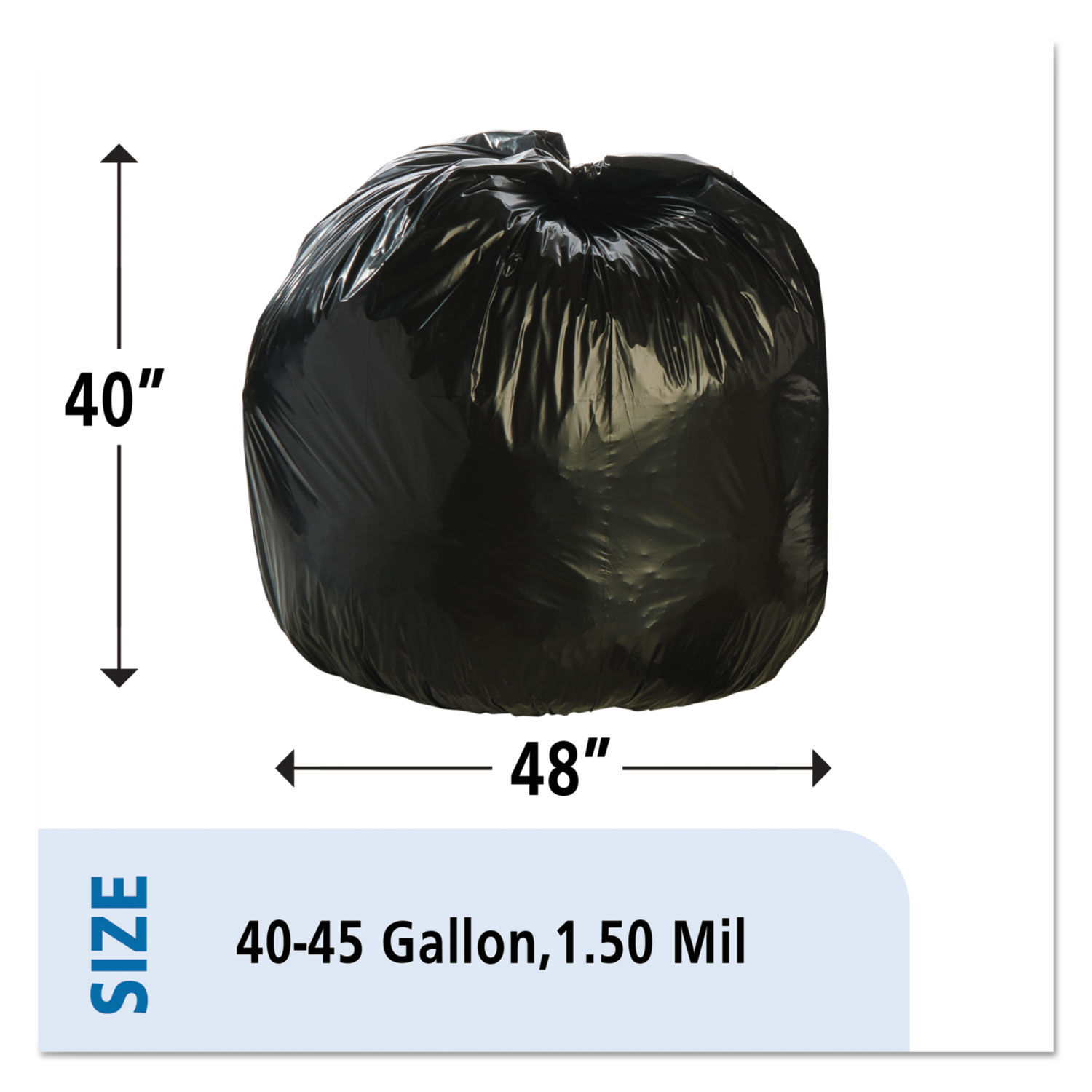 SKILCRAFT Recycled Content Trash Can Liners by AbilityOne® NSN3862329 ...