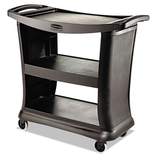 Executive Service Cart by Rubbermaid® Commercial RCP9T6800BK ...