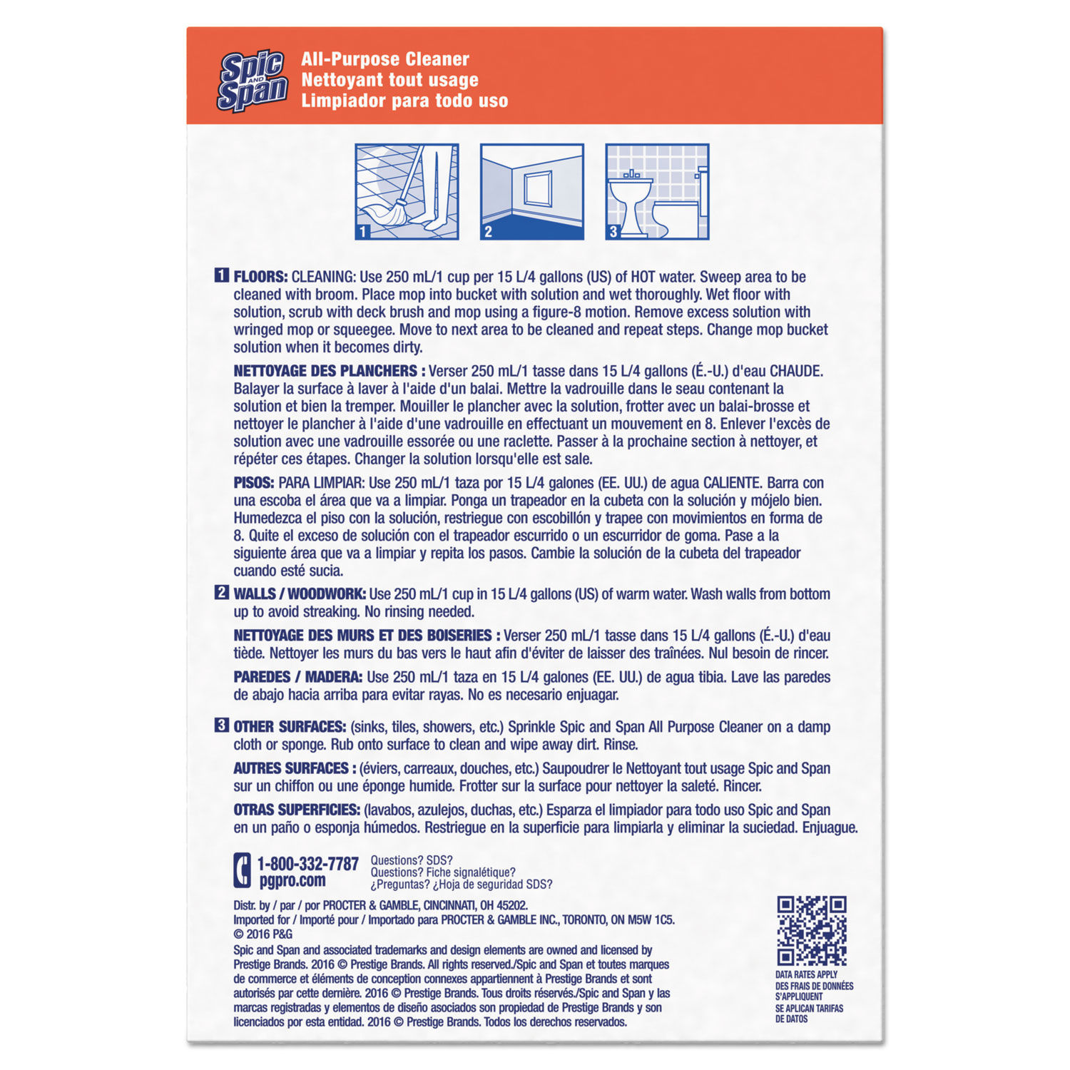 All-Purpose Floor Cleaner by Spic and Span® PGC31973CT | OnTimeSupplies.com