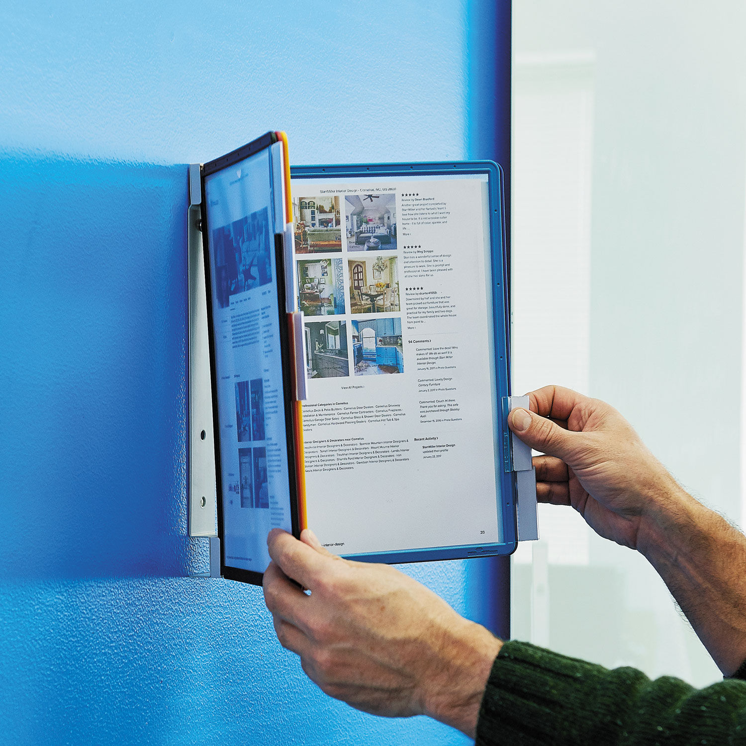 VARIO Wall Reference System by Durable® DBL555200 | OnTimeSupplies.com