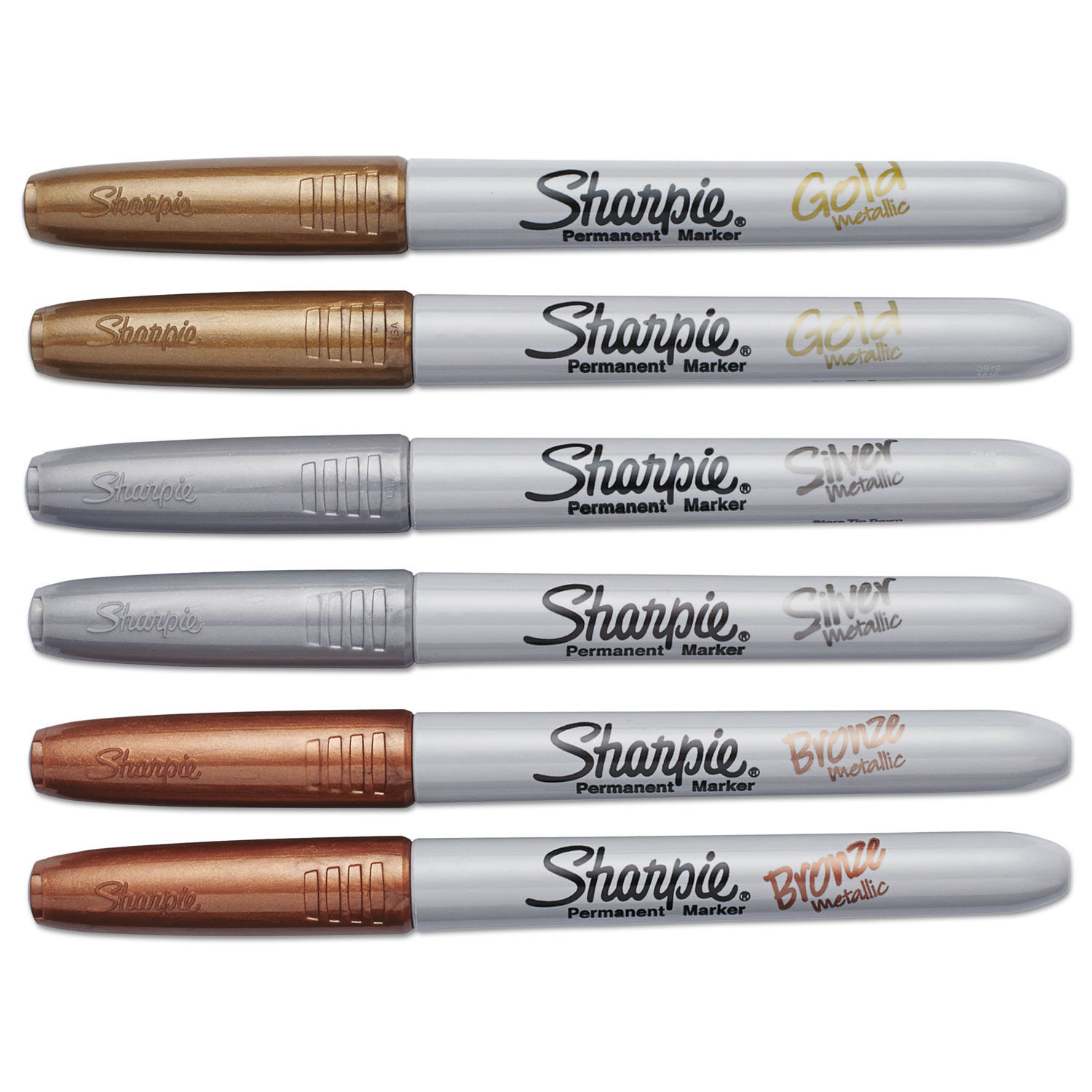 Metallic Fine Point Permanent Markers by Sharpie® SAN1829201 ...