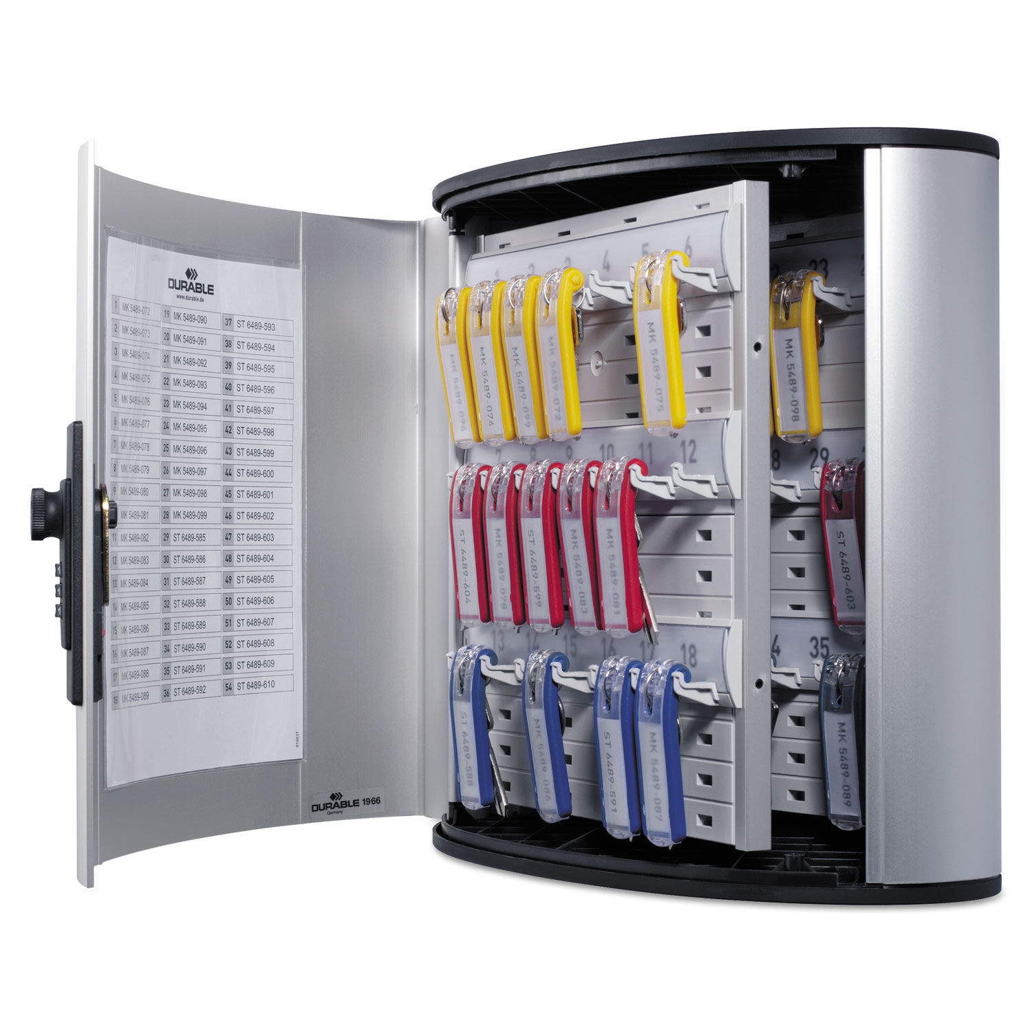 Locking Key Cabinet by Durable® DBL196623 | OnTimeSupplies.com
