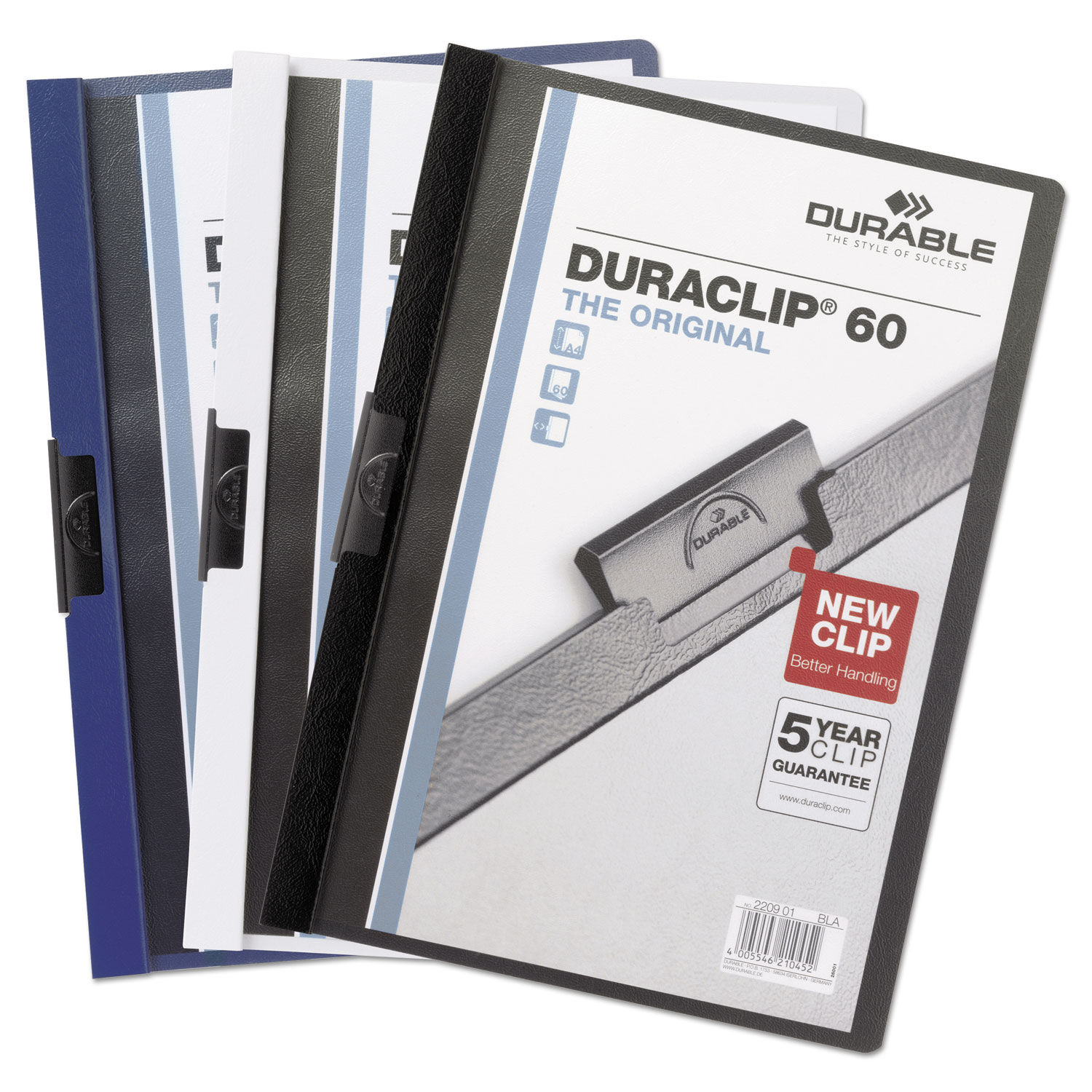 DuraClip Report Cover with Clip Fastener by Durable® DBL221428 ...