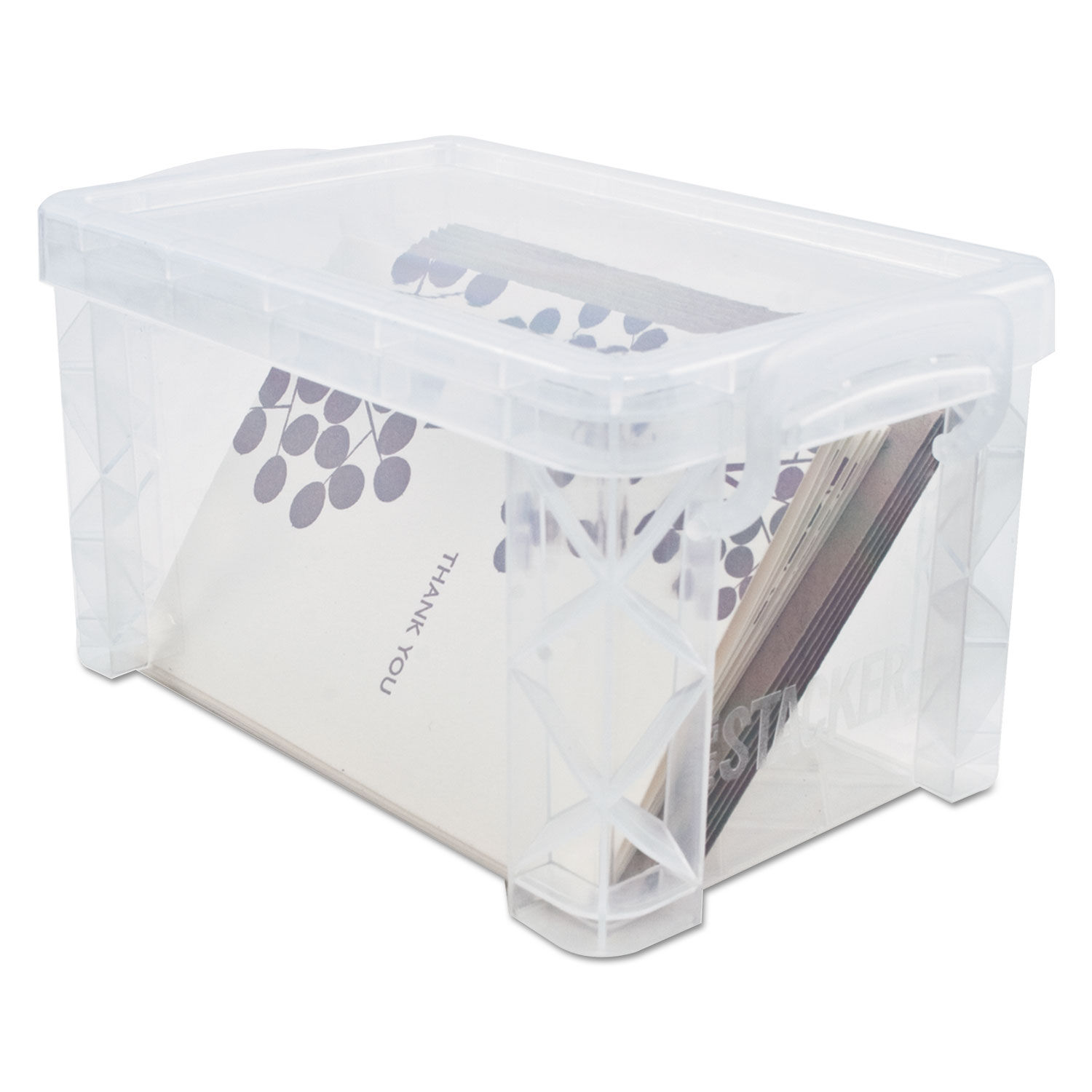 Super Stacker Storage Boxes by Advantus AVT40307 | OnTimeSupplies.com