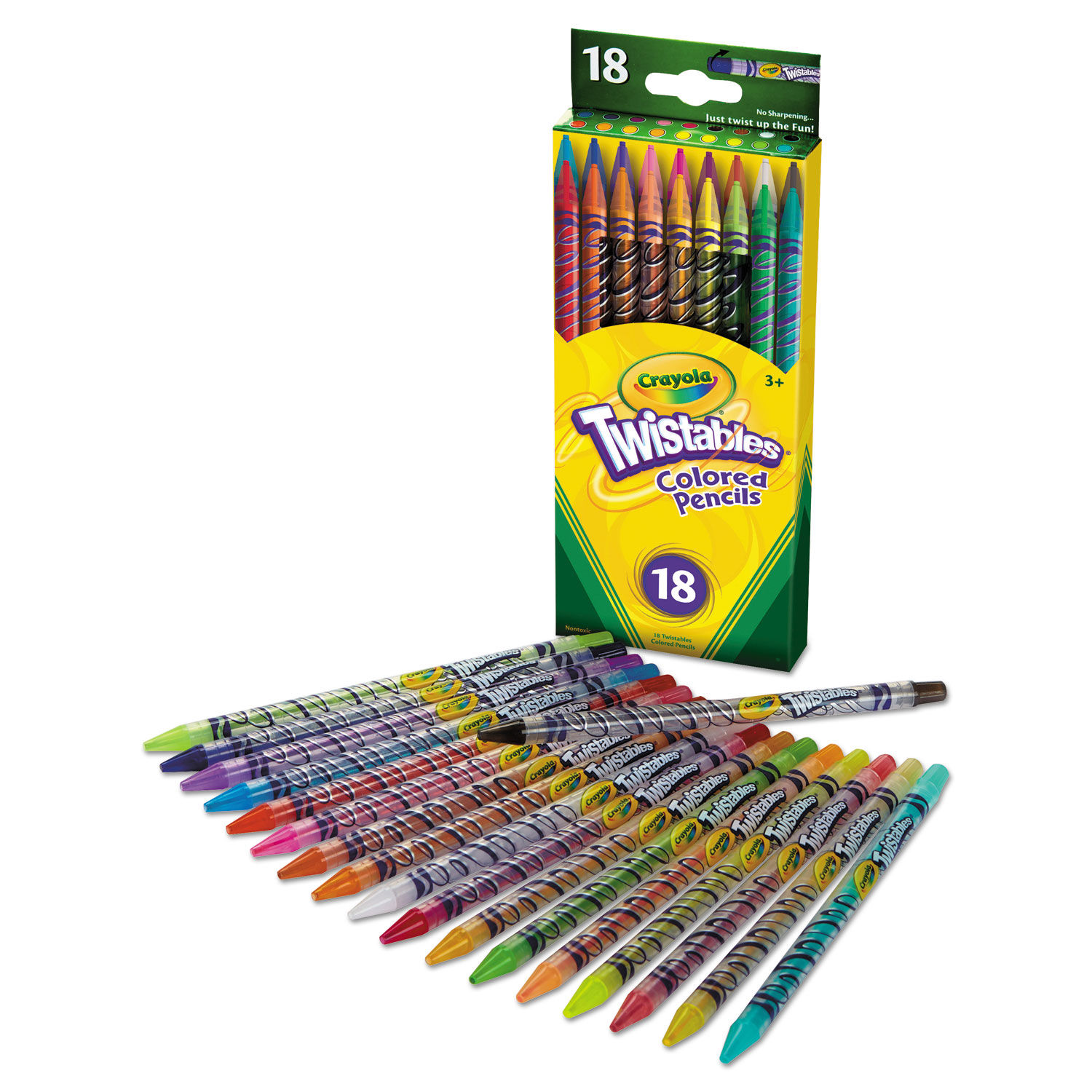 Twistables Colored Pencils by Crayola® CYO687418 | OnTimeSupplies.com