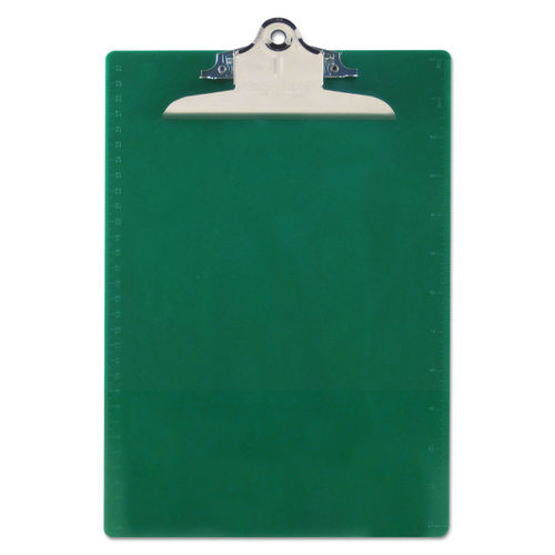 Recycled Plastic Clipboard with Ruler Edge by Saunders SAU21604 ...