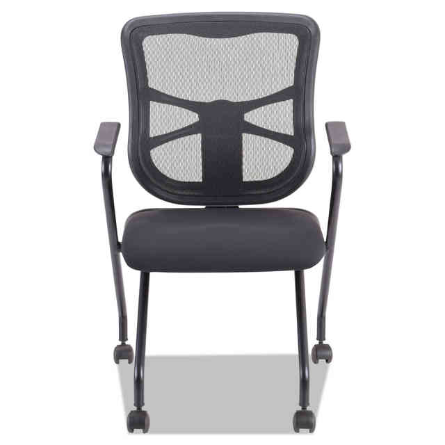 Alera Elusion Mesh Nesting Chairs with Padded Arms by Alera® ALEEL4914 ...