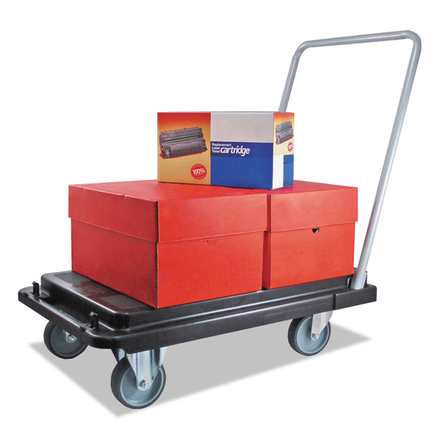 Heavy-Duty Platform Cart by deflecto® DEFCRT550004 | OnTimeSupplies.com