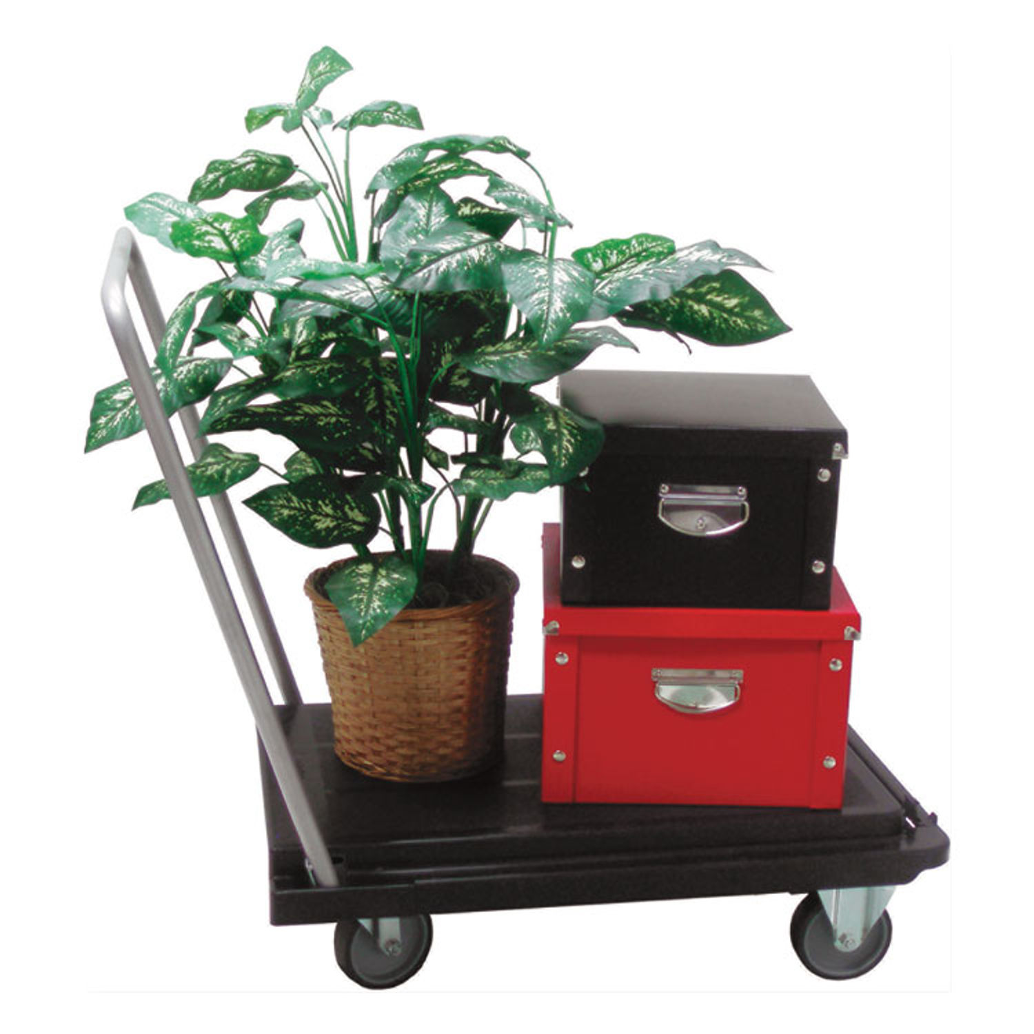 Heavy-Duty Platform Cart by deflecto® DEFCRT550004 | OnTimeSupplies.com