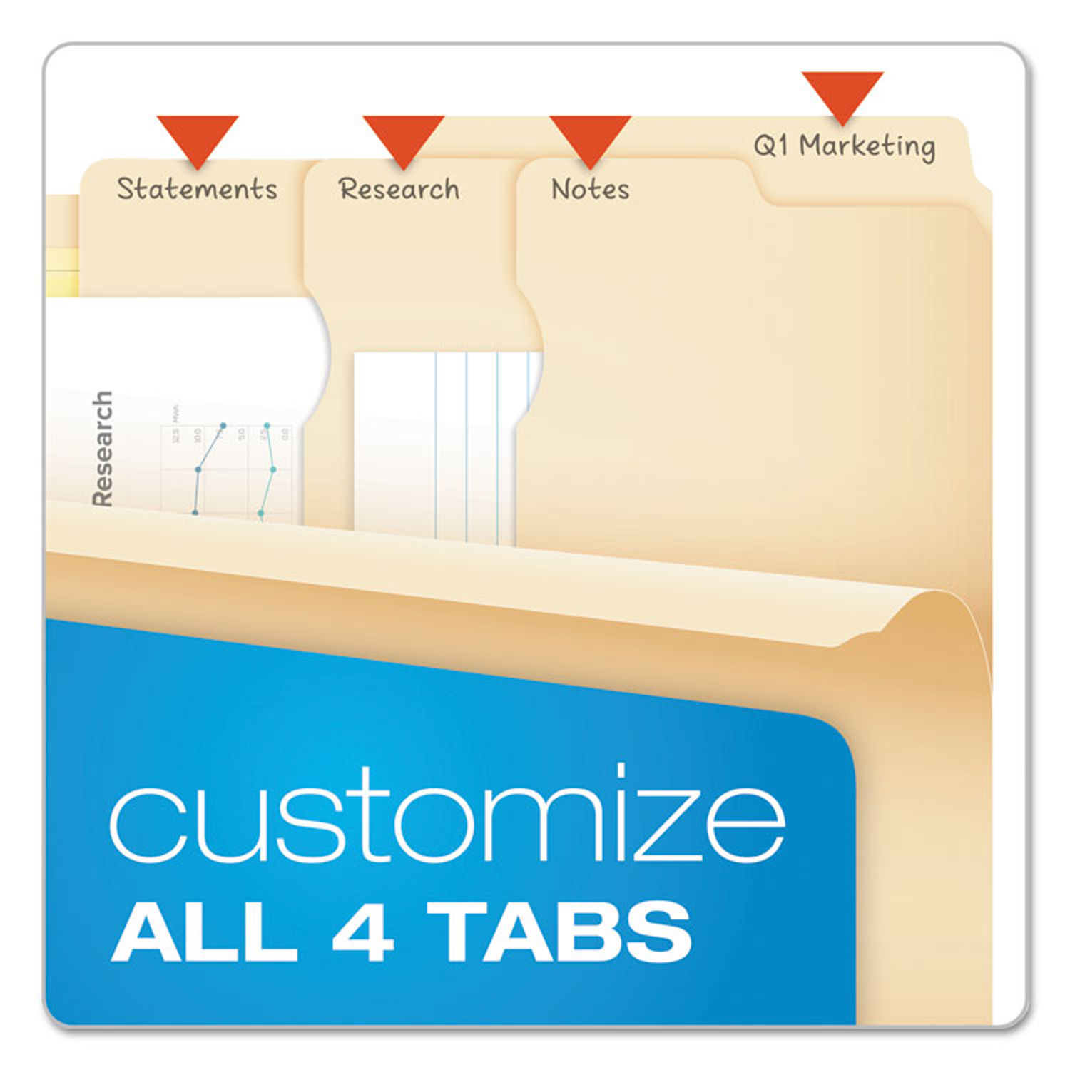 Divide It Up File Folder by Pendaflex® PFX10770 | OnTimeSupplies.com