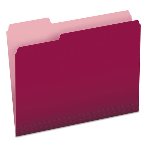 Colored File Folders by Pendaflex PFX15213BUR | OnTimeSupplies.com