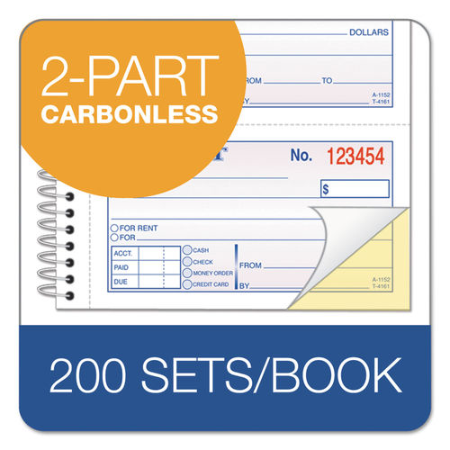 2-Part Receipt Book by Adams® ABFSC1152 | OnTimeSupplies.com