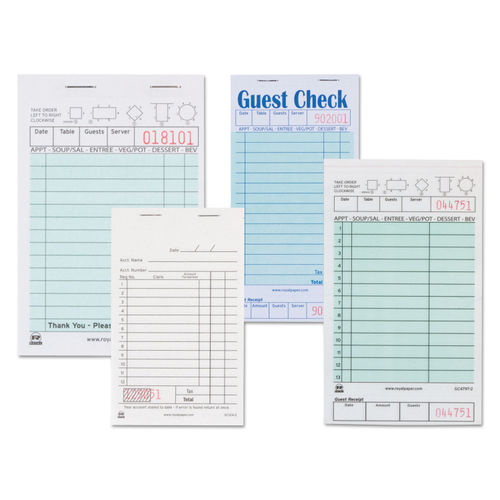 Get Guest Check Book and other Guest Checks | OnTimeSupplies.com