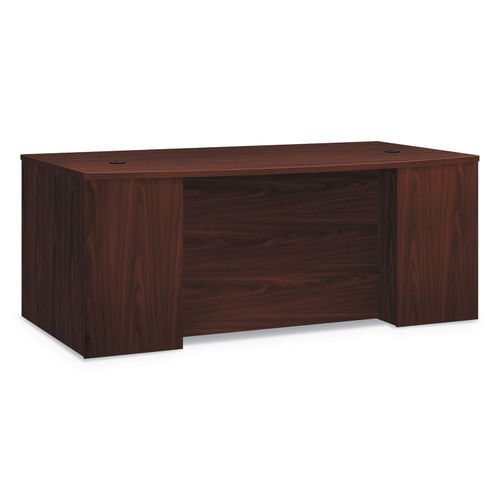 Foundation Breakfront Desk Shell Bow Front by HON® HONLM7242BFN ...