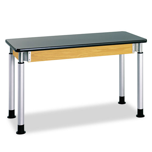 Adjustable-Height Table by Diversified Woodcrafts DVWP830LBK ...