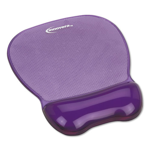 Mouse Pad with Gel Wrist Rest by Innovera® IVR51440 | OnTimeSupplies.com