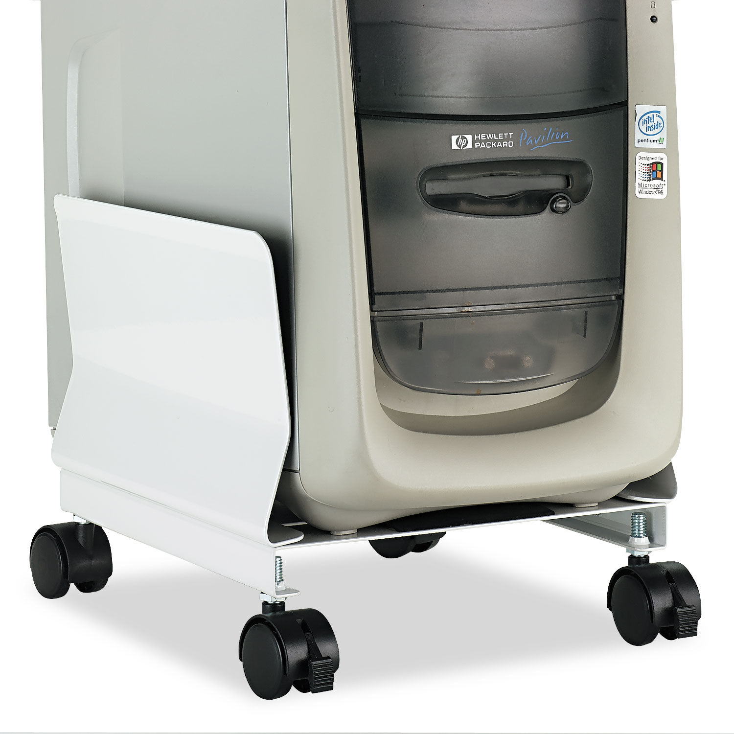 Metal Mobile CPU Stand by Innovera® IVR54000 | OnTimeSupplies.com