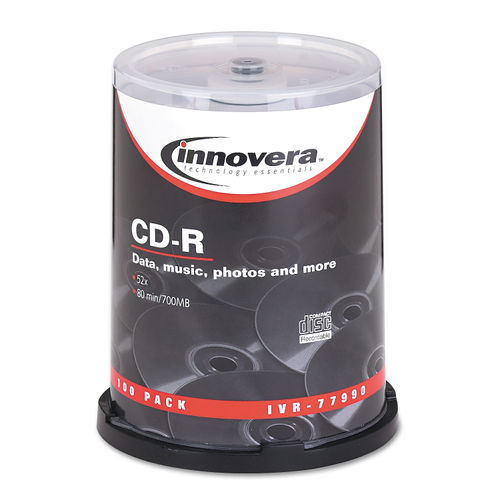CD-R Recordable Disc by Innovera® IVR77990 | OnTimeSupplies.com
